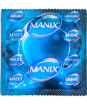Manix: selling condoms and intimate gel Manix