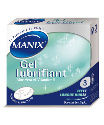 Manix dose of gel, lubricant very practical take on oneself