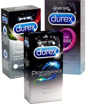 Durex condoms and Durex Play gels on sale